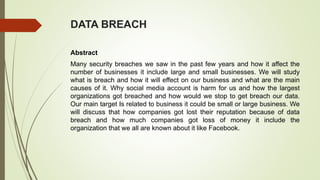 Data breach | PPTX