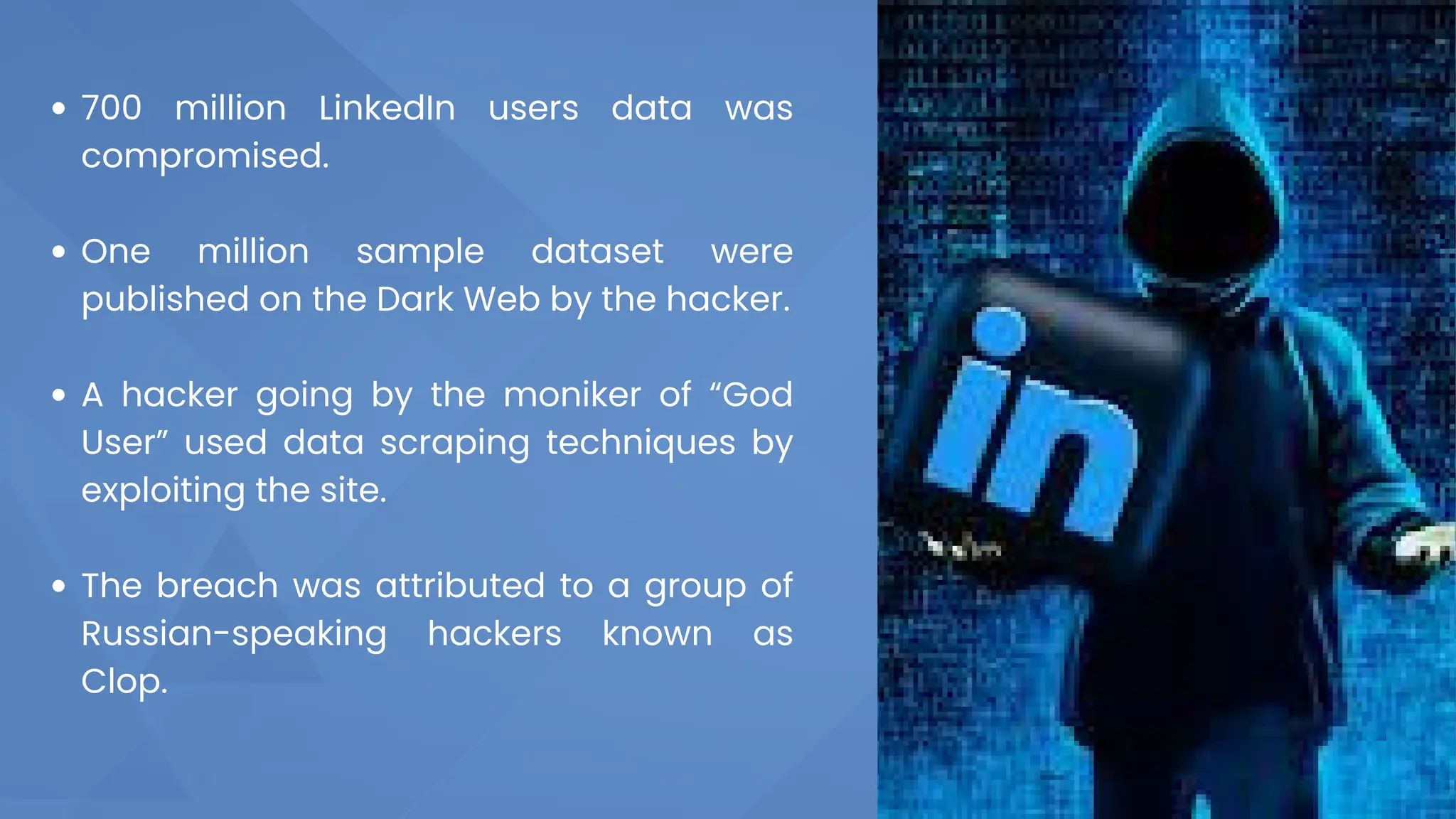 Data Breach on social platform Presentation | PDF