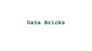 DataBricks fundamentals for fresh graduates | PPTX | Cloud Computing ...