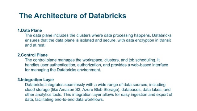 DataBricks fundamentals for fresh graduates | PPTX | Cloud Computing ...