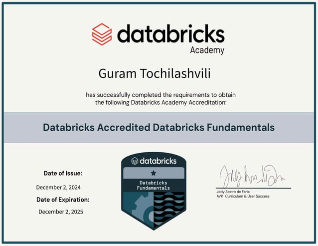 Databricks Accredited Databricks Fundamentals | PPT