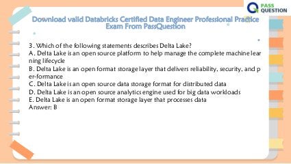 Databricks Certified Data Engineer Professional Exam Questions | PDF