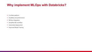 Databricks for MLOps Presentation (AI/ML) | PPTX