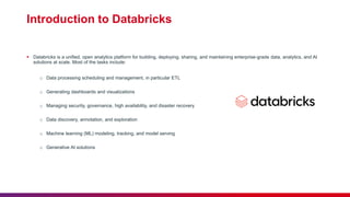 Databricks for MLOps Presentation (AI/ML) | PPTX