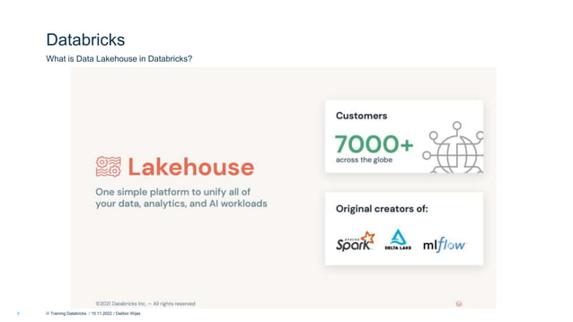 Databricks Fundamentals | PPTX | Databases | Computer Software and Applications