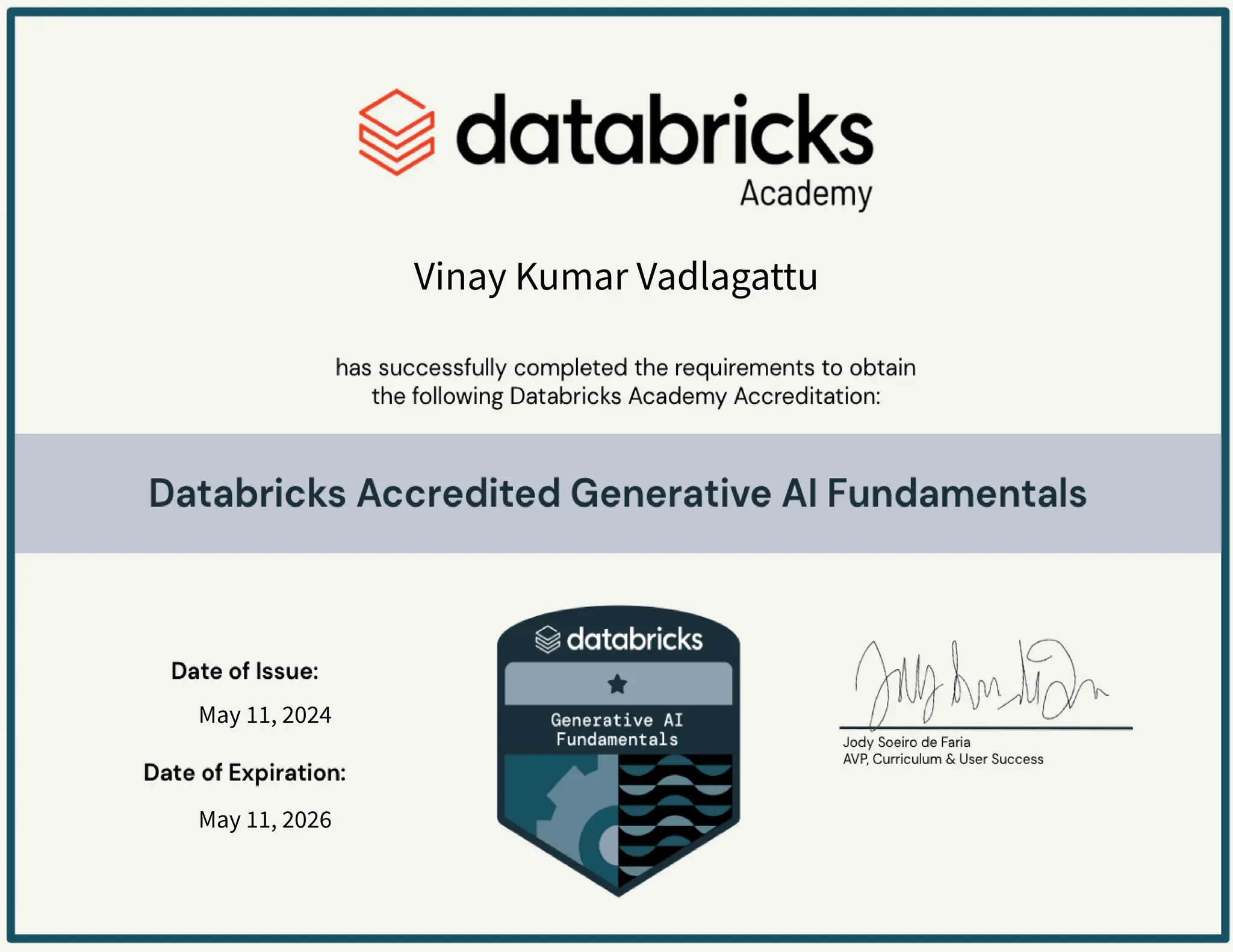 Databricks Generative AI FoundationCertified.pdf