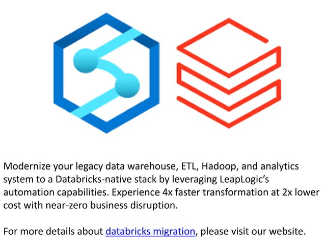 Databricks Migration | PPTX | Databases | Computer Software and Applications