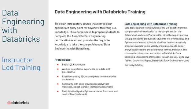 Databricks Partner Enablement Guide.pdf | Web Development | Internet