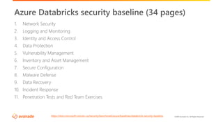 Databricks secure deployments and security baselines, doug march 2022 | PDF