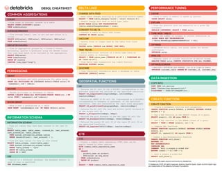 Databricks Sql cheatseet for professional exam | PDF