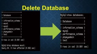 Create Database | PPTX