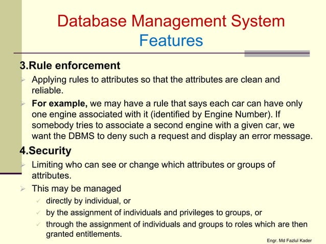 Databse Management System Ppt 