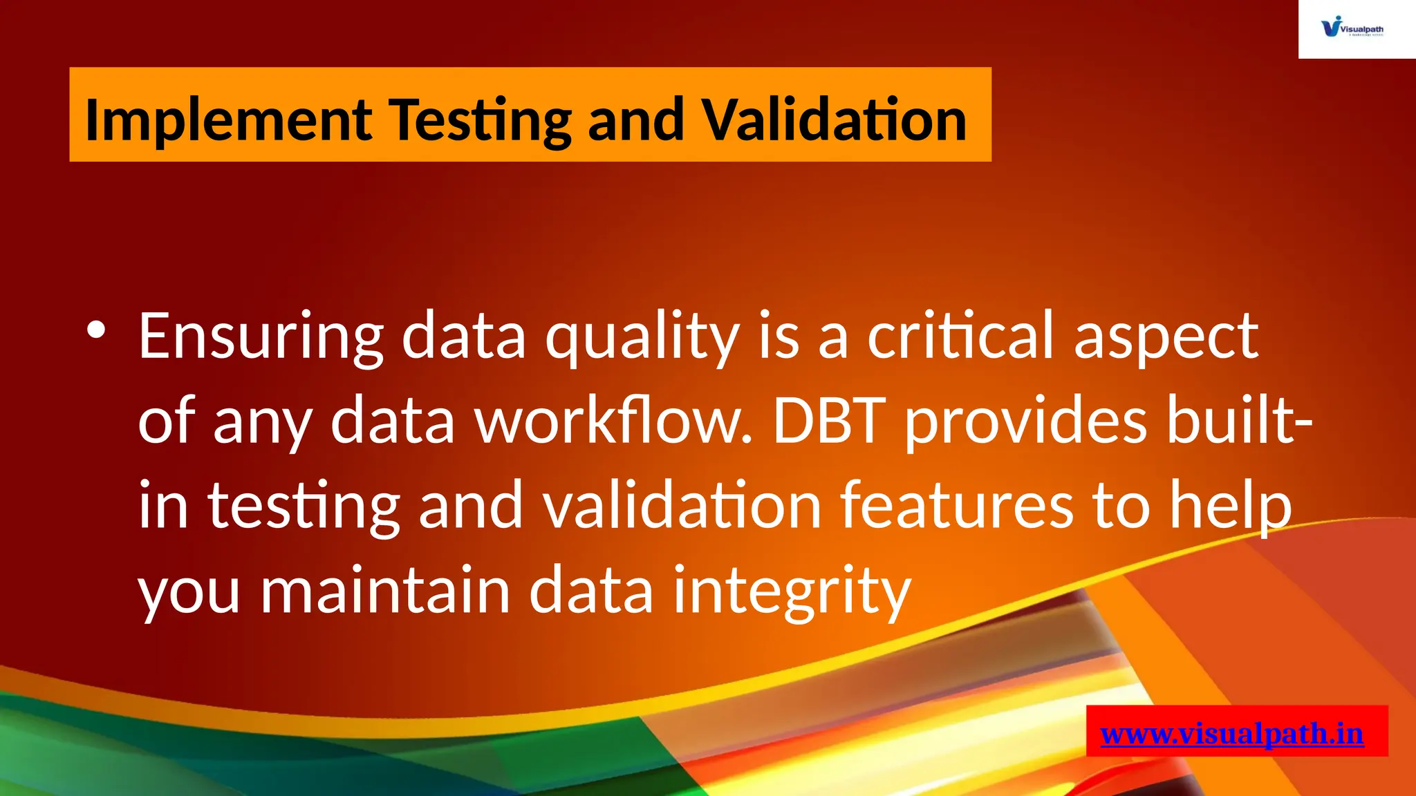 Data Build Tool Training | DBT Training | PPTX