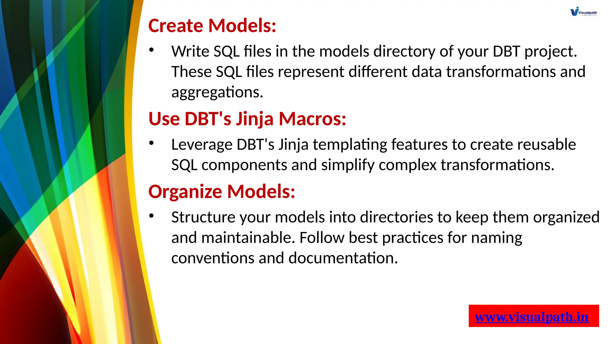 Data Build Tool Training | DBT Training | PPTX