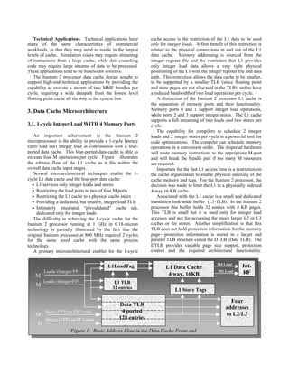 Data cache design itanium 2 | PDF