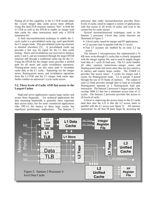 Data cache design itanium 2 | PDF