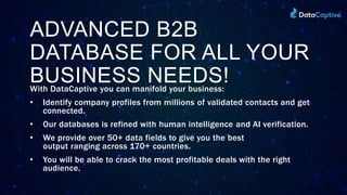 DATACAPTIVE- TOP-NOTCH _ DATABASE PROVIDER _ _.pptx