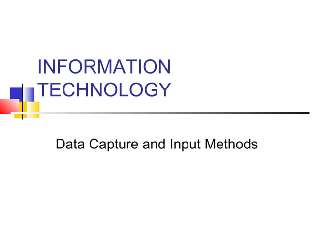 Data capture | PPT