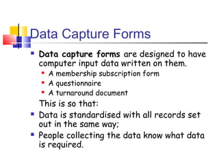 Data capture | PPT