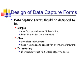 Data capture | PPT