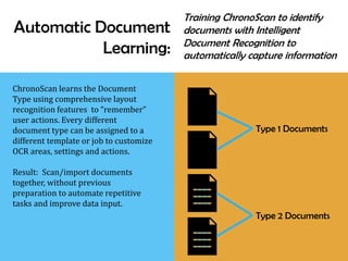 Automated Data Capture and Extraction with ChronoScan for Automated Metadata and Classification ...