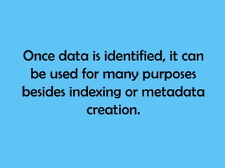 Automated Data Capture and Extraction with ChronoScan for Automated Metadata and Classification ...