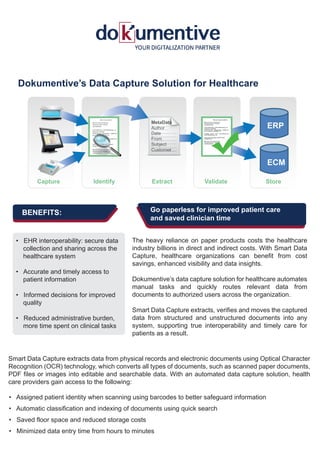 Data Capture Solution for Healthcare | PDF | Technology & Computing
