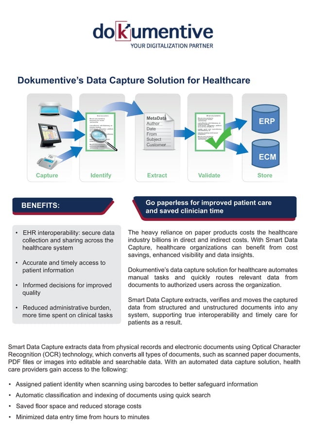 Data Capture Solution for Healthcare | PDF | Technology & Computing