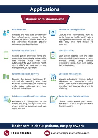 Data Capture Solution for Healthcare | PDF | Technology & Computing