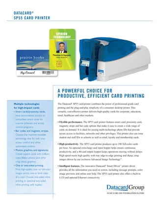 Datacard Sp55 (Www Trridevlabelss Com) | PDF