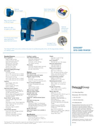 Datacard Sp55 (Www Trridevlabelss Com) | PDF