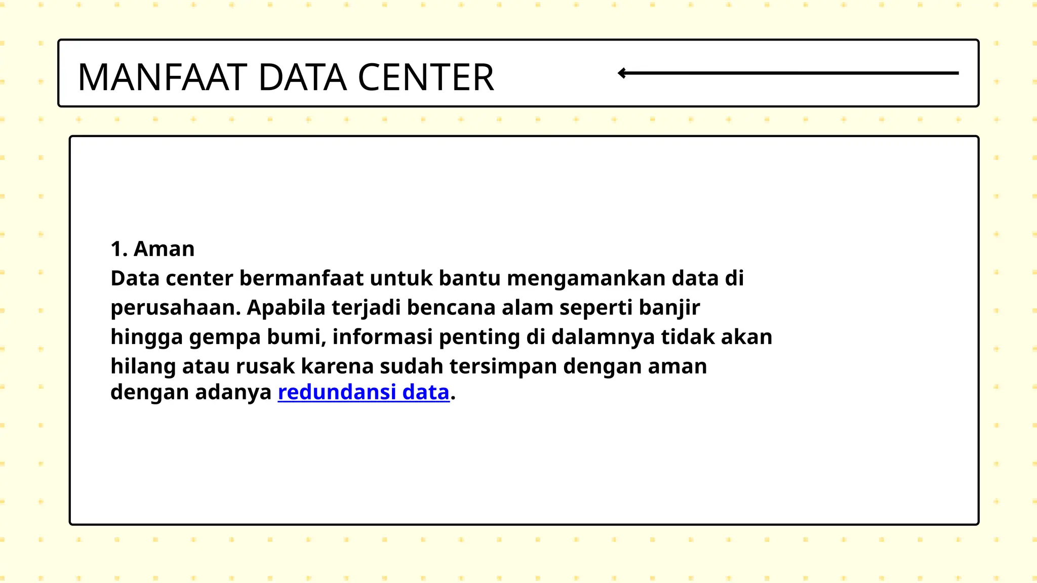 data center ppt smk kelas x tjkt kurmerd | PPT