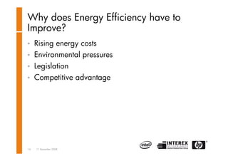 Datacenter Transformation - Energy And Availability - Dio Van Der Arend ...