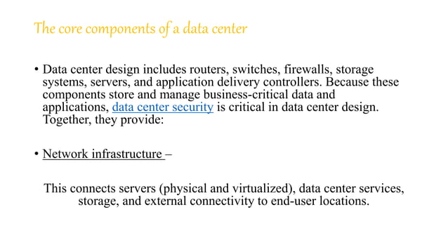 Data center architure ppts | PPT