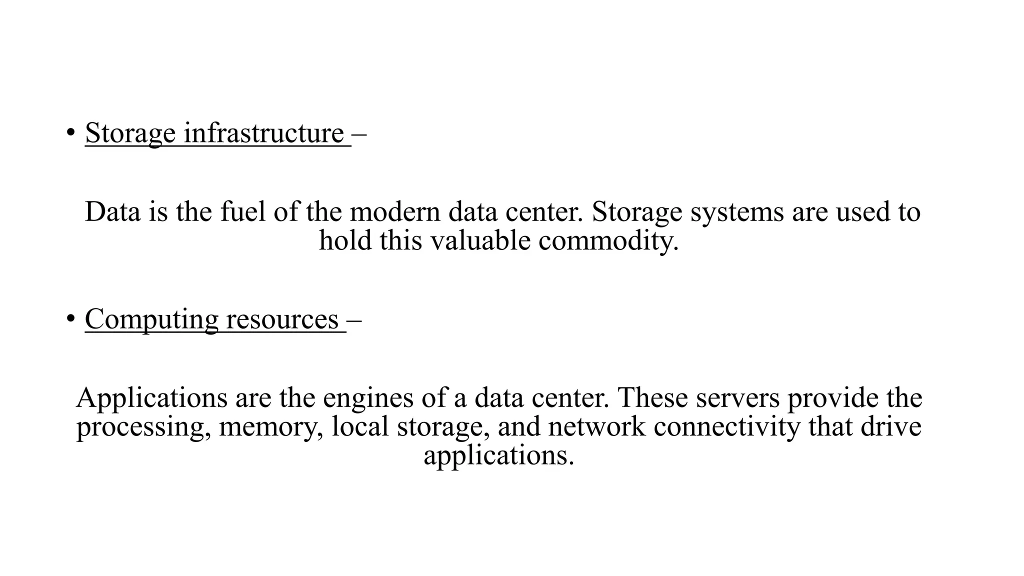 Data center architecture | PPTX