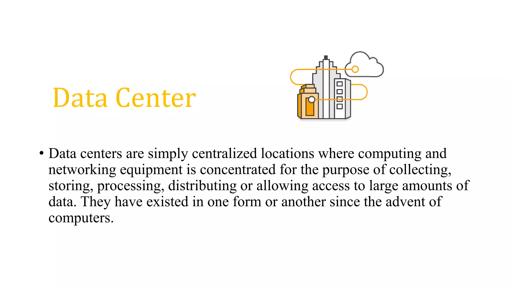 Data center architecture | PPTX