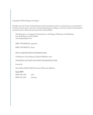 Datacenter as computer | PDF