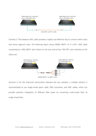 Data Center Cabling Solution Active Optical Cable | PDF | Computer ...
