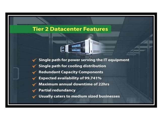 Datacenter Tier Cheat Sheet | PPTX