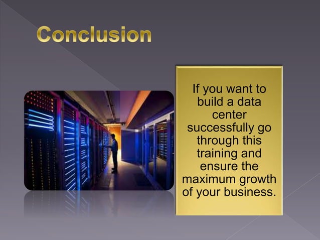 Data Center Education Program: A Platform for a Satisfied Business | PPTX