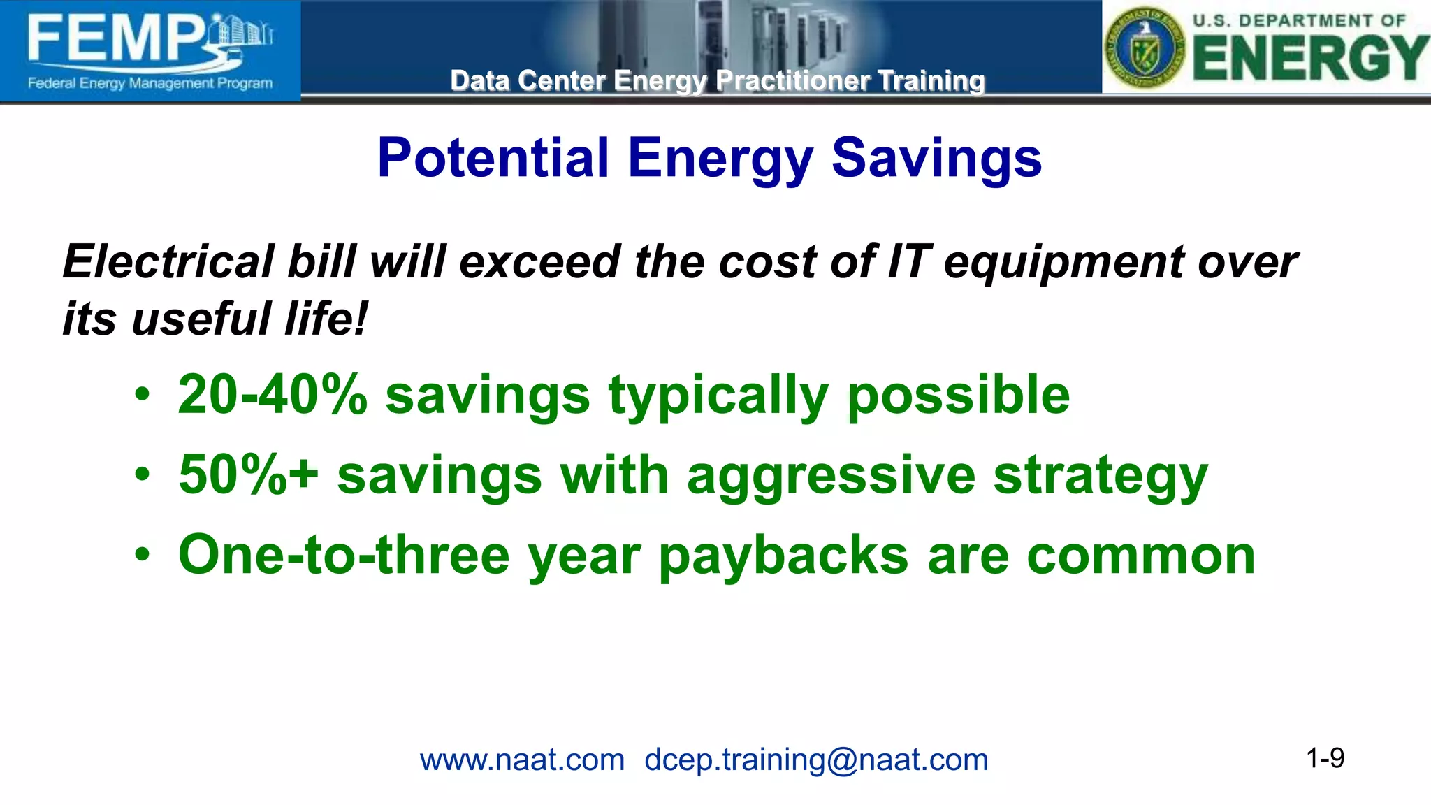 Data center energy practitioner (dcep) dc pro-tools | PPT