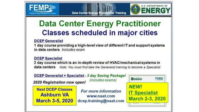 Data center energy practitioner (dcep) dc pro-tools | PPT
