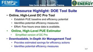 Data center energy practitioner (dcep) dc pro-tools | PPT
