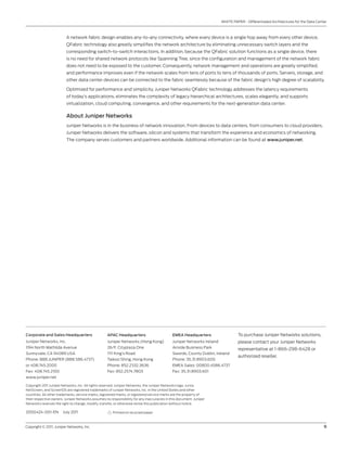 Juniper: Data Center Evolution | PDF