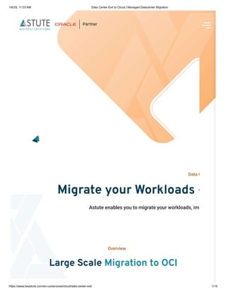 Data Center Exit to Cloud Migration Services | PDF