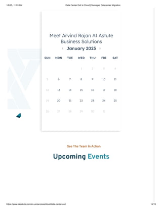 Data Center Exit to Cloud Migration Services | PDF
