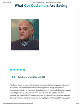 Data Center Exit to Cloud Migration Services | PDF