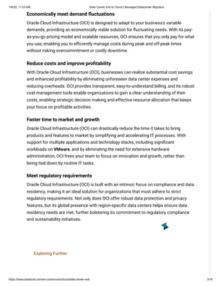 Data Center Exit to Cloud Migration Services | PDF