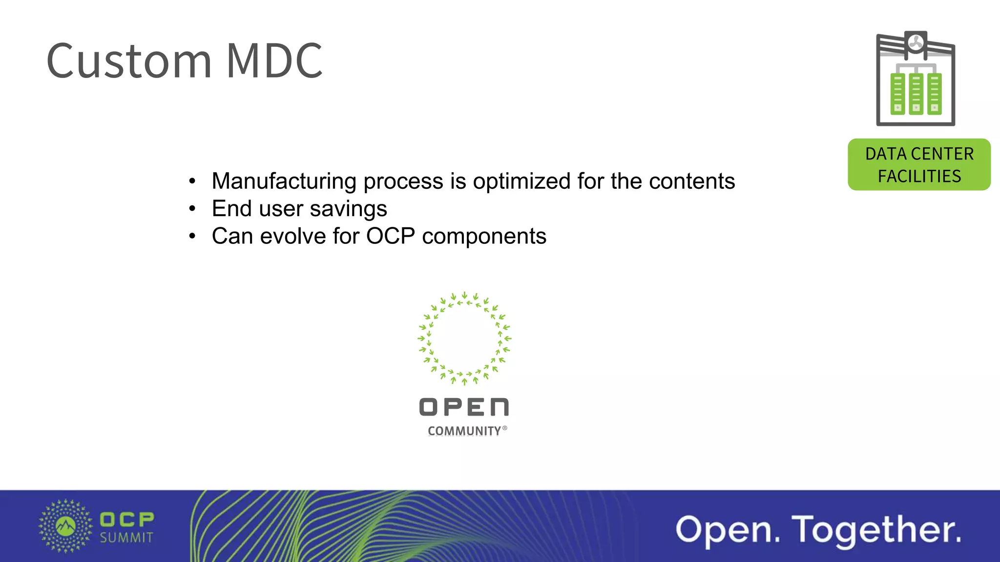 Data center facility coyle iso containers for Open Compute Project | PPT