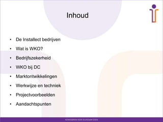 Datacenterkoeling met wko | PPT